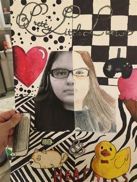 Art School High School 7th Grade Art Self Portrait Art Work Vip