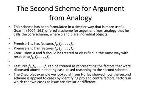 PPT Argumentation Schemes For Argument From Analogy PowerPoint Presentation ID 1562365