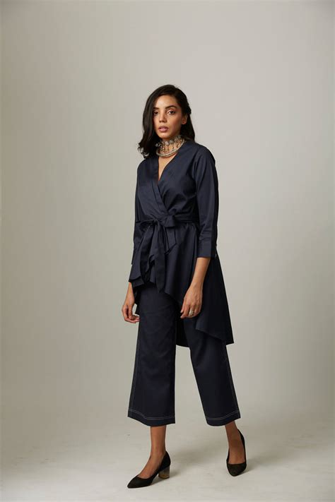 Colorblock Flare Double Layer Top Escape By Aishwarya