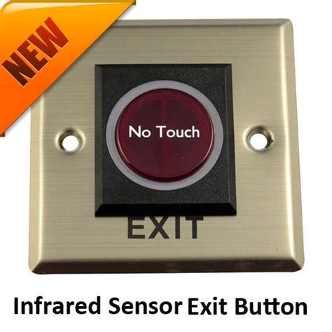 2017 Door Infrared Sensor No Touch Request Exit Sensor Button Switch With Led From Szlee20085