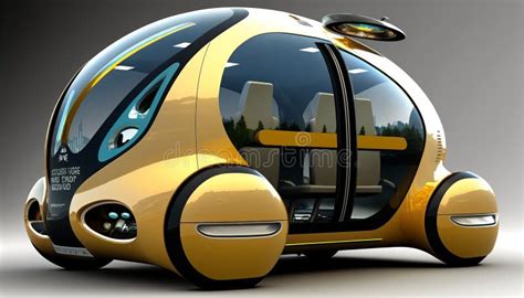 City Futuristic Transport Generative Ai Stock Illustration Illustration Of Travel Business