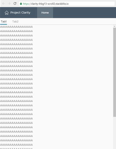 Css Add Scroll Only For A Tab Content But Not For A Tab Label In