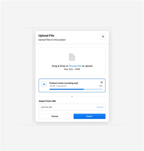 Upload File Modal By Bankole Abdulbasit On Dribbble