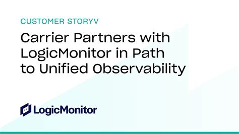 Carrier Partners With Logicmonitor In Path To Unified Observability Youtube