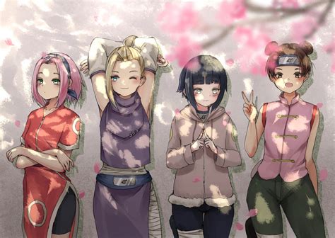 Haruno Sakura Hyuuga Hinata Yamanaka Ino And Tenten Naruto And 1