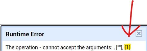 Error The Operation Cannot Accept The Arguments 1 8 By