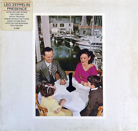 Led Zeppelin Presence Album Cover Gallery And 12 Vinyl Lp Discography