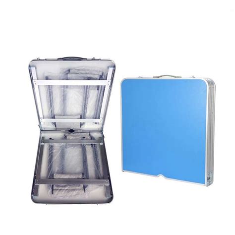 Jual DREAM Meja Kursi Piknik Foldable Portable Aluminium ALL Blue Di Seller Casandralink