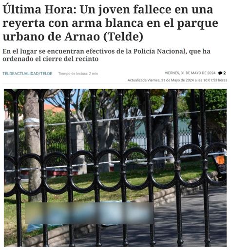 Reyerta Entre Jóvenes En Telde Las Palmas
