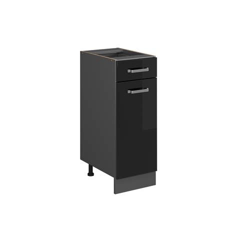 Vicco Meuble Cuisine R Line Noir Haute Brillanceanthracite 30 Cm
