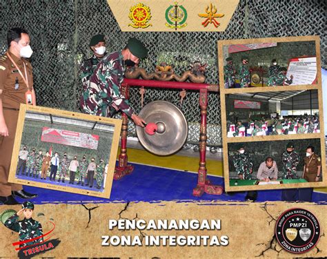 Brigif Para Raider 18 Trisula Terima Predikat WBK Dari Kemenpan RB