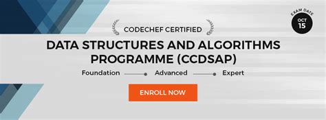 Codechef A Brand New Certification Program Ccdsap Certification Codechef Program Details