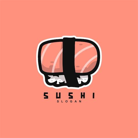 Ilustração De Design De Logotipo De Sushi Japonês Tradicional Moderno