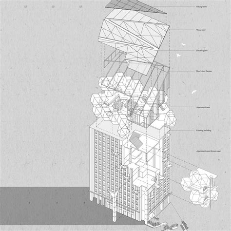 Architectural Exploded Diagram Architecture Presentation