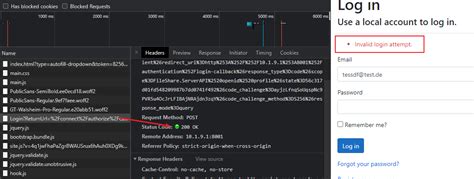 Identityserver Invalid Login Credentials Return Status Code
