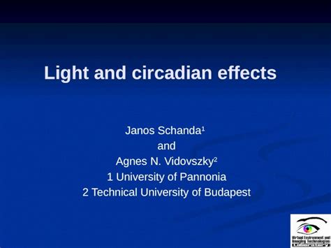 Pptx Light And Circadian Effects Dokumentips