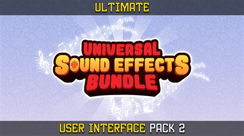 User Interface Sound Effects 2 Universal Sound Effects By Elv Games