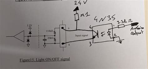 Read Open Drain Signal Already Pulled Up At 24v From 33v Arduino
