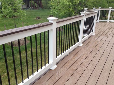 Shoreline Vinyl Railing Northern VA Deck Railings Deck Designs