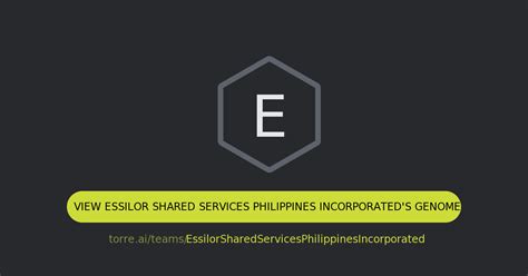 Essilor Shared Services Philippines Incorporated Torre