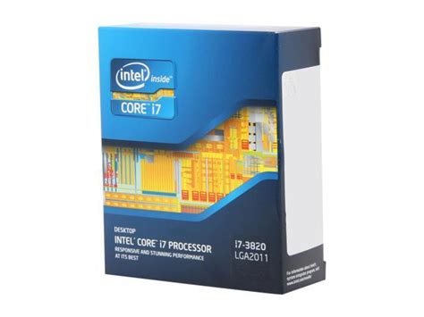 Used Like New Intel Core I7 3820 Core I7 3rd Gen Sandy Bridge E Quad Core 3 6ghz 3 8ghz