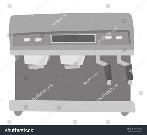 현대 커피 머신 벡터 만화 그림은 스톡 벡터로열티 프리 749505901 Shutterstock