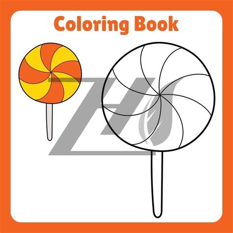 دانلود وکتور کتاب رنگ آمیزی طرح آب نبات دانلود رایگان فایل لایه باز