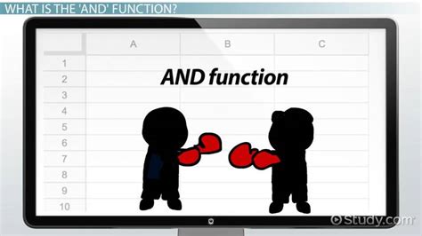 Using The AND Function In Excel Lesson Study Com