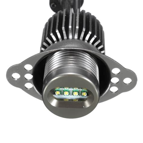 2Pcs 12V 80W LED Angel Eye Halo Anel Lâmpada farol para BMW E90 E91