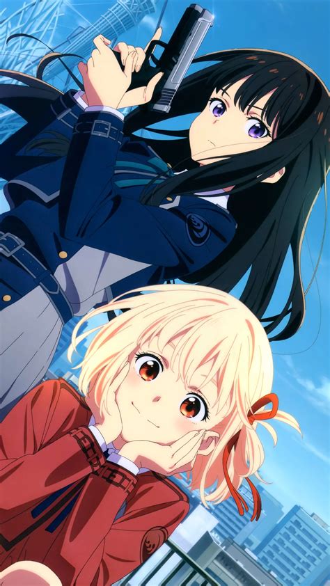 Lycoris Recoil Chisato Nishikigi Takina Inoue 2160×3840 2 Kawaii Mobile