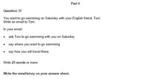 Cambridge A2 Key KET Reading And Writing Part 6 Teacher Phill