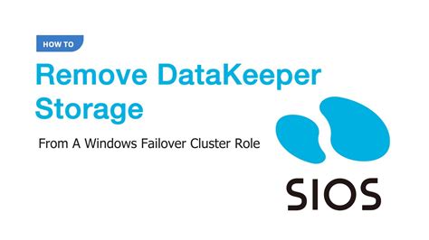 Sios Datakeeper Storage Sios Sanless Clusters