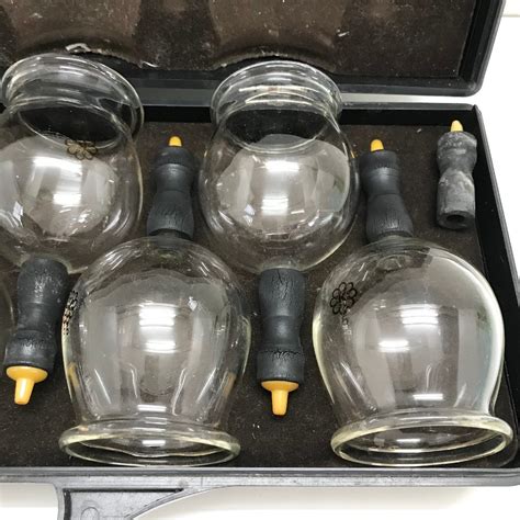 ジャンク Vankey バンキー 真空浄血治療器 ガラスカップのみ カッピング 吸い玉 家庭用 健康器具 健康医学社 現状品 E3 M