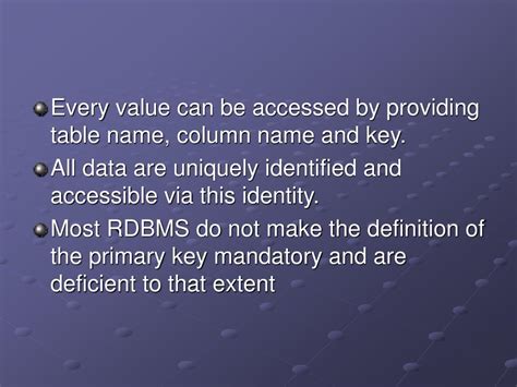 Ppt Overview Of Codds 12 Rules Powerpoint Presentation Free Download Id 1327076