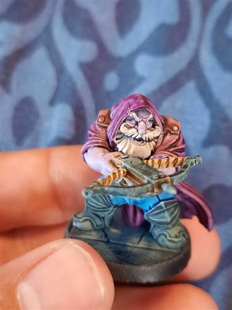3d Printable Dwarf Crossbowman 2 [pre Supported] Dwarf Ranger By