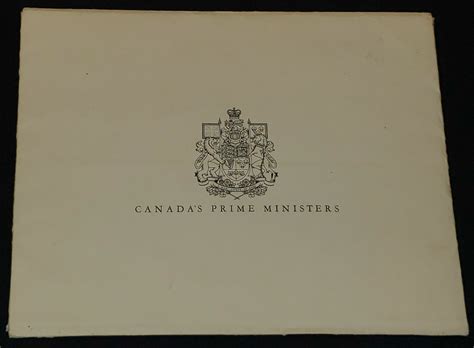 Canadas Prime Ministers 1867 To 1963 Series Grelly Uk