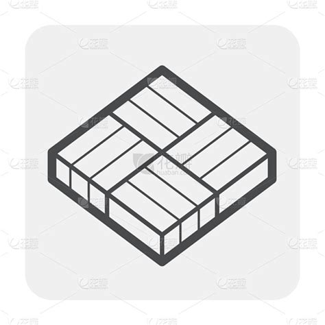 计算机图标 砖 室内地面