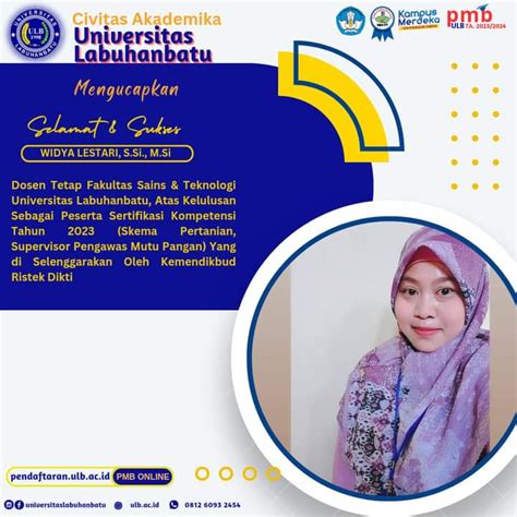 Selamat And Sukses Kepada Ibu Widya Lestari