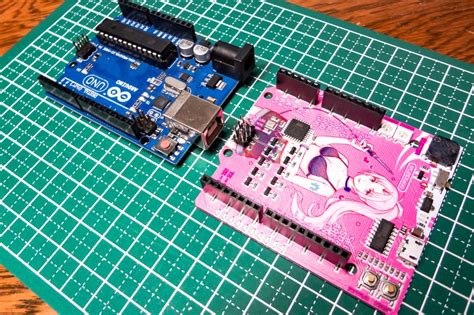 【rgbduino Uno】ledやブザー搭載のarduino Uno互換ボード『rgbduino Uno Jenny』。かなり派手な痛