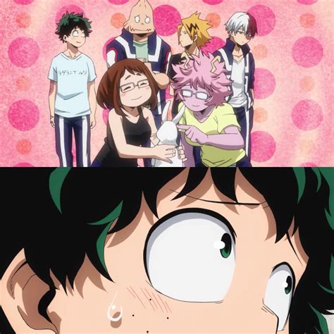Midoriya Izuku Koda Koji Uraraka Ochako Ashido Mina Kaminari Denki