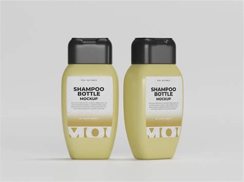 Premium Psd Shampoo Bottle Mockup