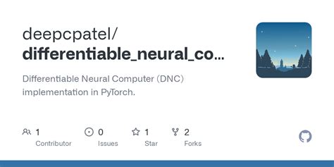 GitHub Deepcpatel Differentiable Neural Computer Differentiable