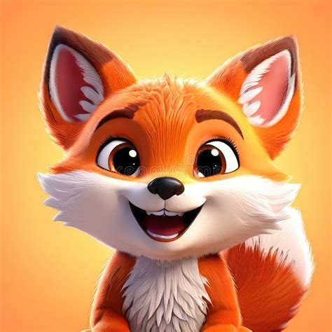 The Ai Image Generator Fox Character Design Cute Fox Cartoon