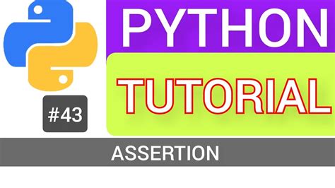 Assertion In Python Programming Language Tutorial Youtube