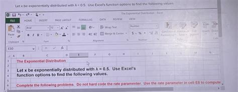 Solved Let X Be Exponentially Distributed With A Use Chegg