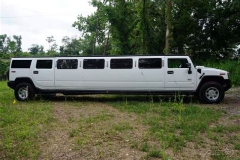 Hummer H Suv V Passenger Stretched Limousine Photos No Reserve