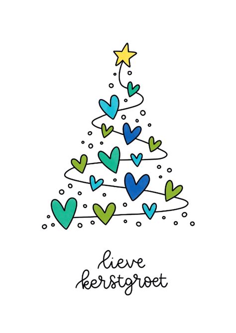 Kerstkaart Lieve Kerstgroet Kerstkaarten Kaartje2go