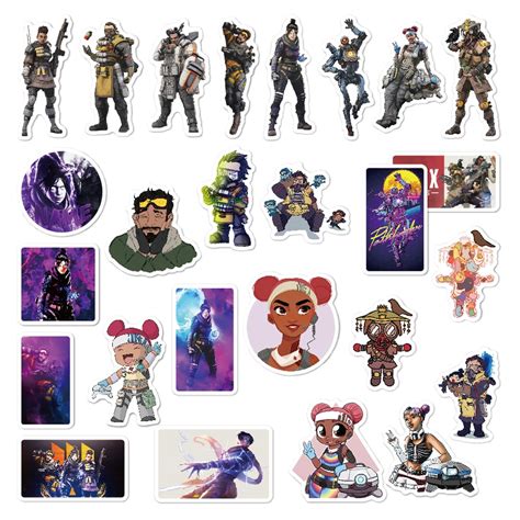 104 шт упак новая игра Apex легенды серии граффити наклейки для Moto машинок с дистанционным