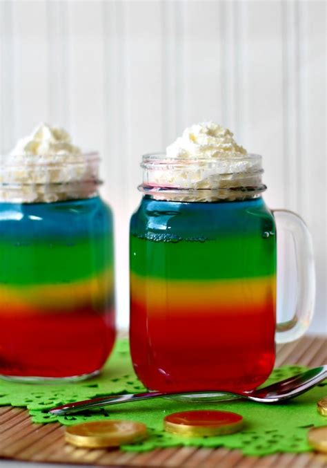 Rainbow Jello Treats Somewhat Simple