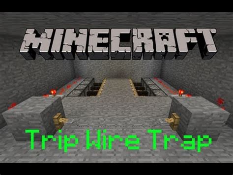 Minecraft How To Make A Tripwire